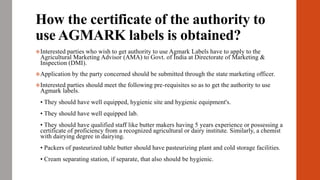 REGULATIVE LEGISLATIONS (BIS and AGMARK).pptx