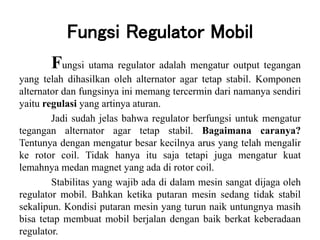 REGULATOR PADA SISTEM PENGISIAN MOBIL.pptx