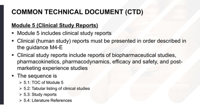 Common Technical Document : A Regulatory Document | PPT