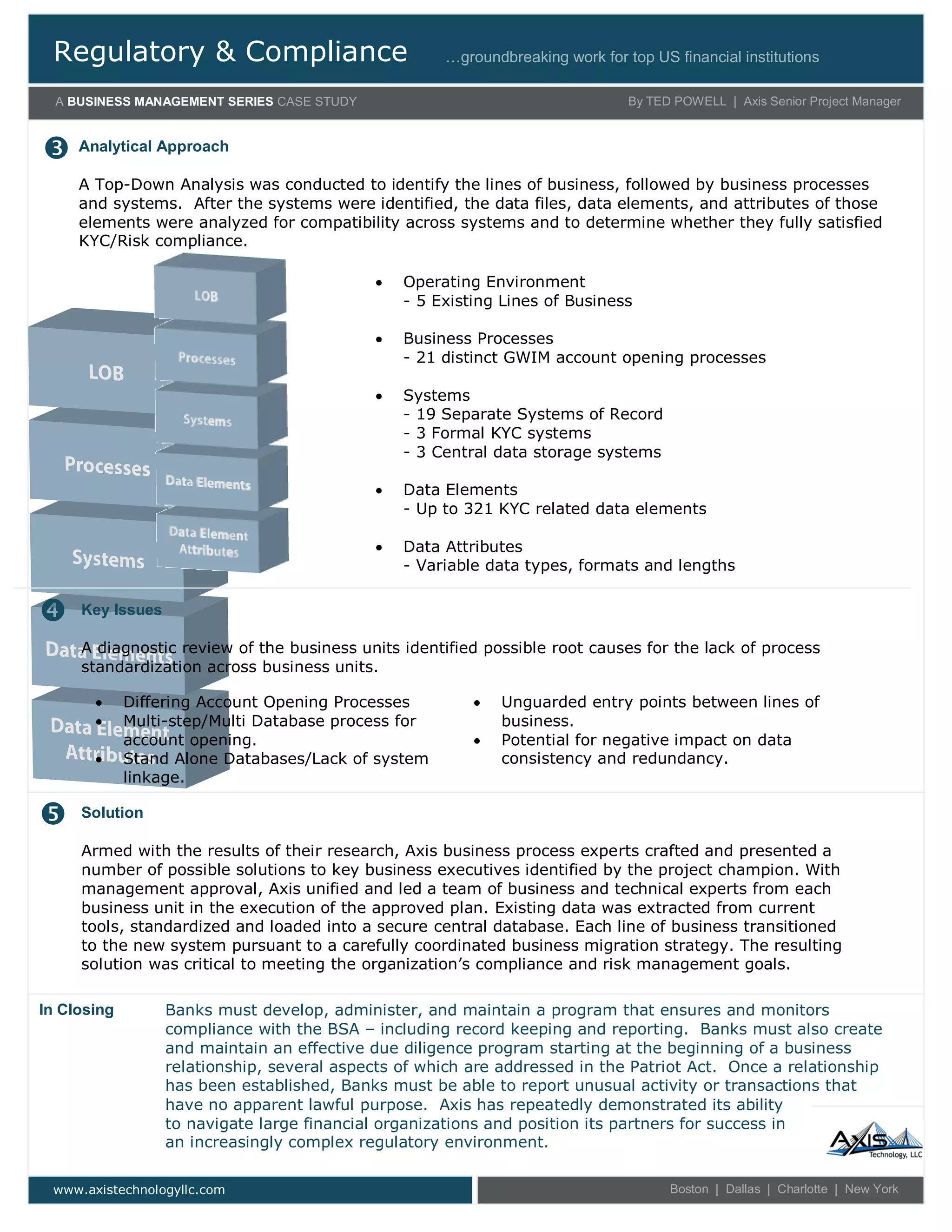 Regulatory & Compliance Account Opening | PDF | Databases | Computer Software and Applications