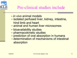 Regulatory Guidelines For Preclinical And Clinical Validation of ...