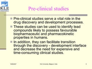Regulatory Guidelines For Preclinical And Clinical Validation of ...