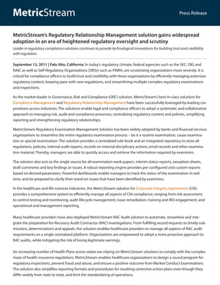 Regulatory relationship-management | PDF