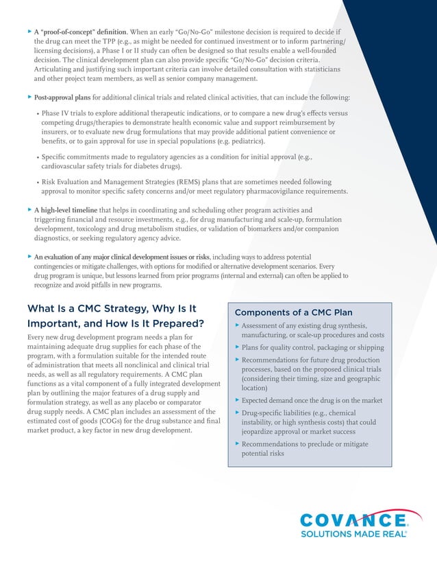 Creating a Comprehensive Drug Development Plan | PDF