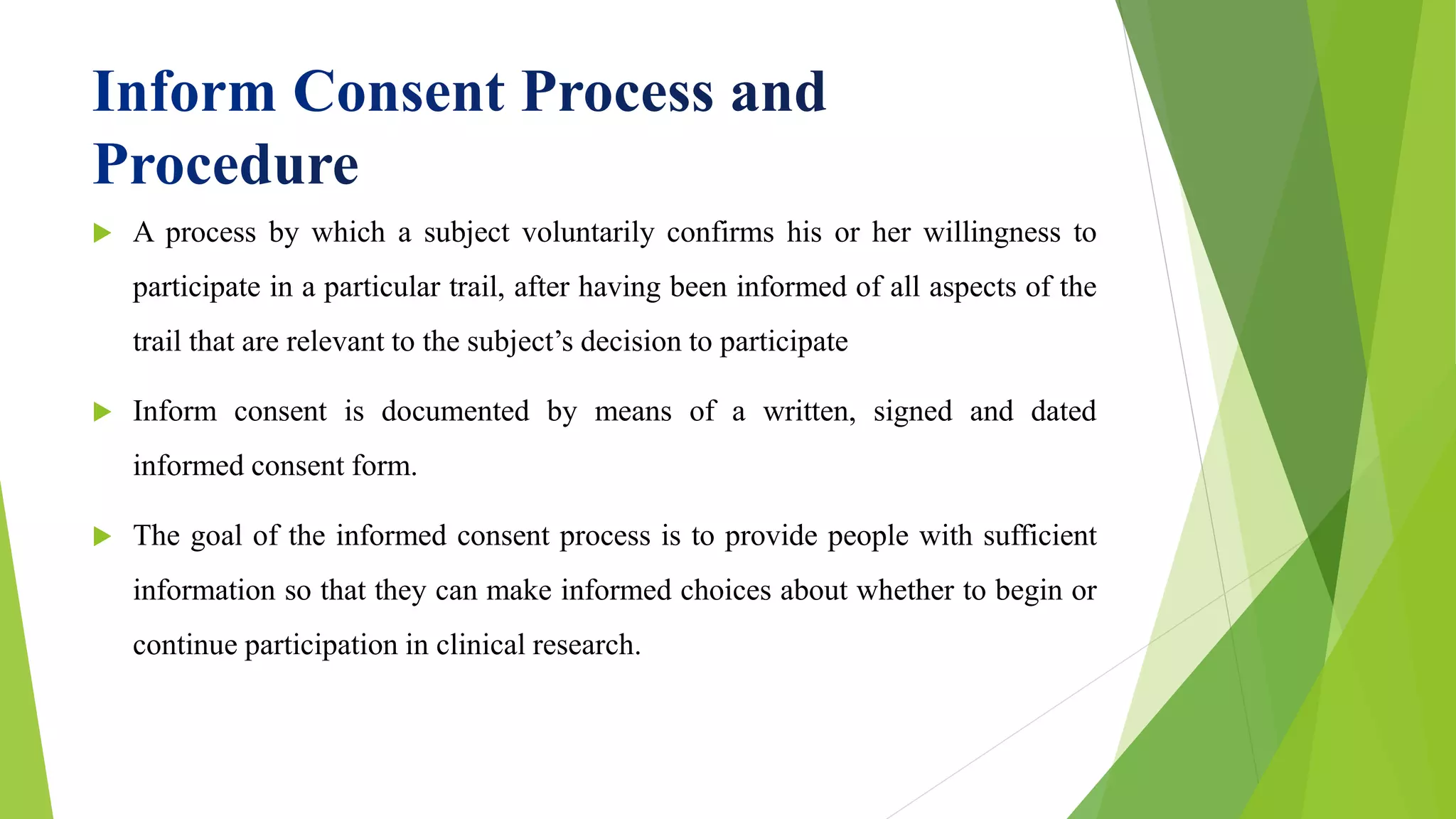 REGULATORY AFFAIR (Informed Concent Process and Procedure)).pptx
