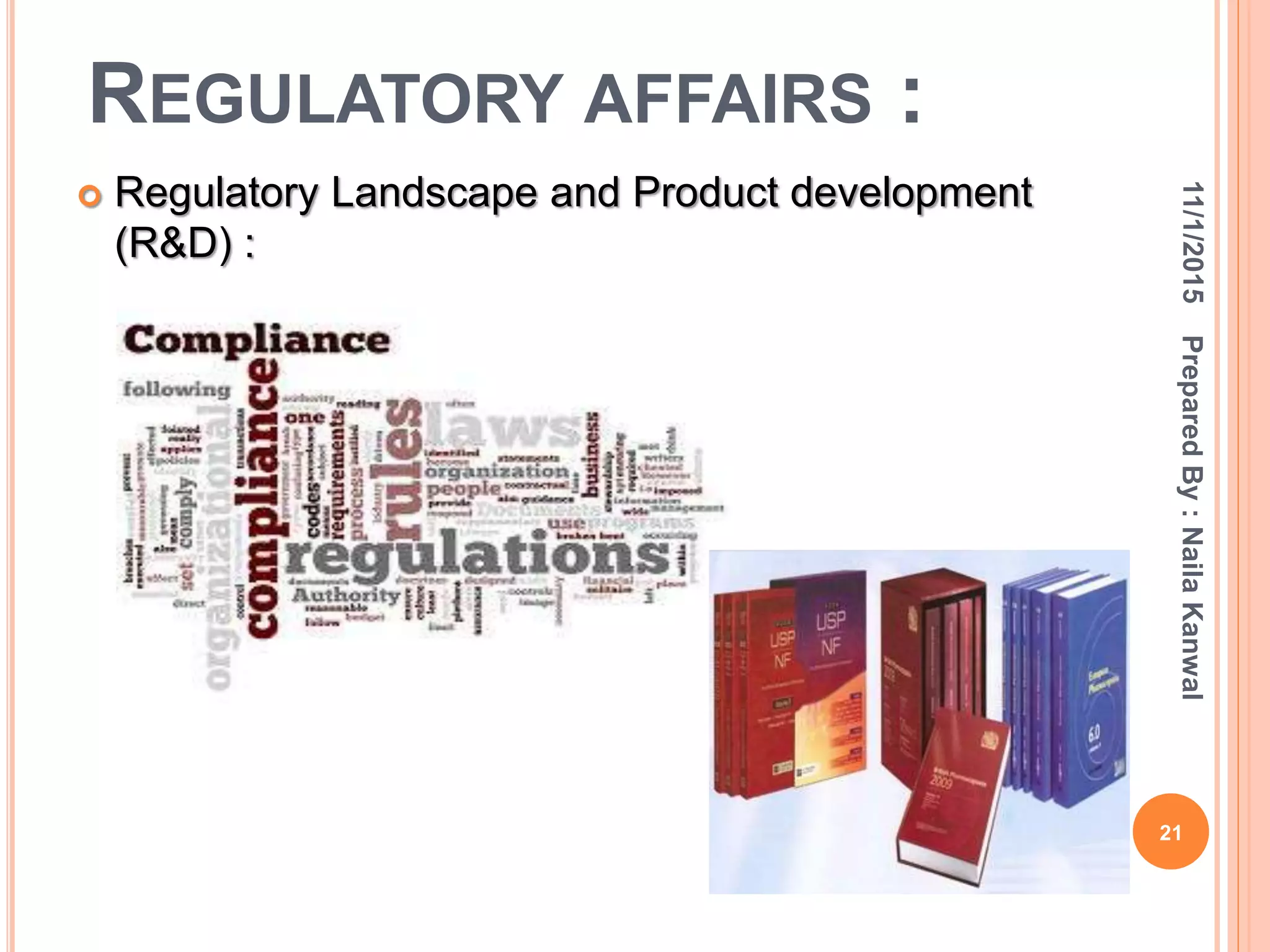 Regulatory affairs. | PPTX
