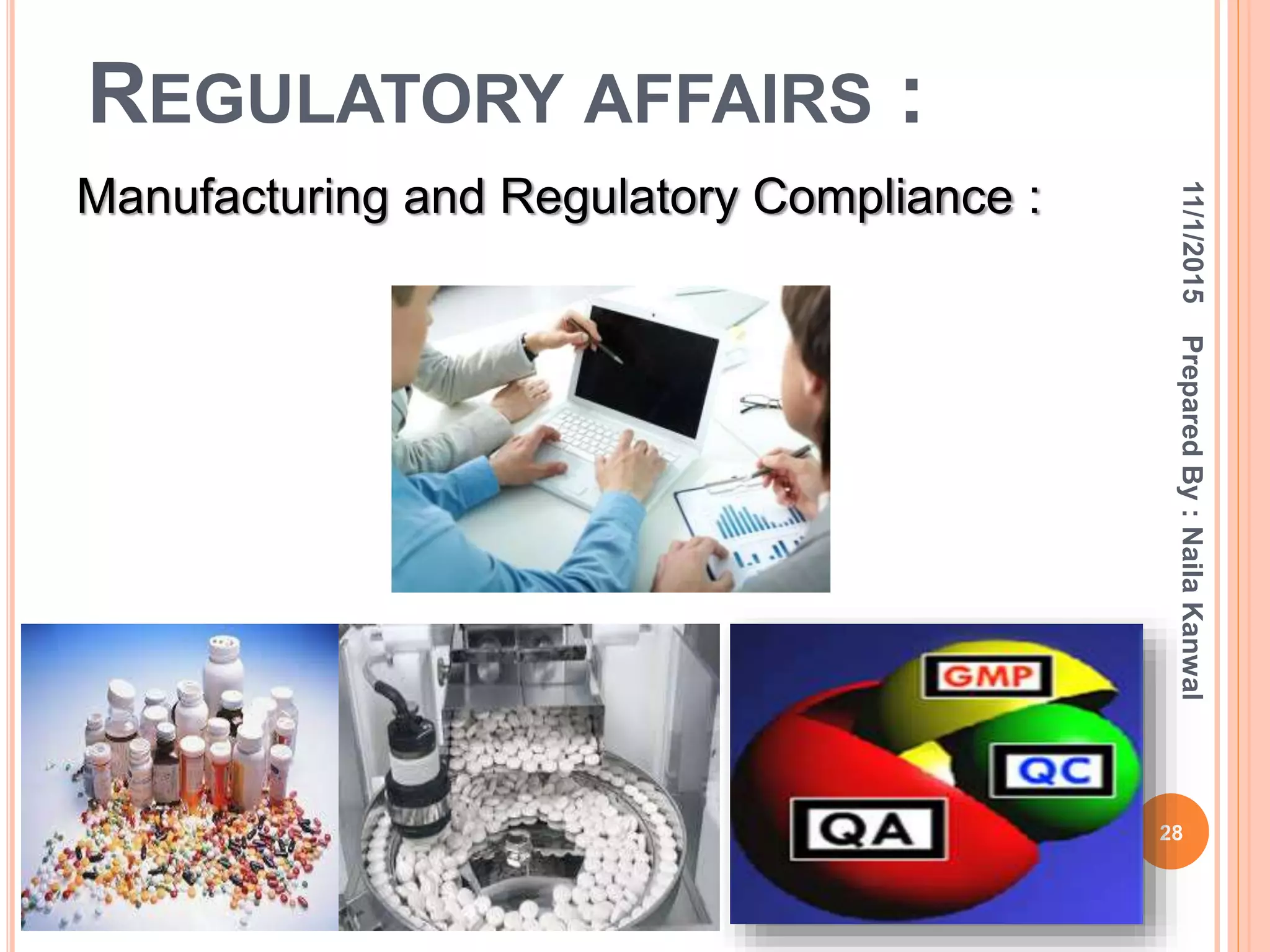 Regulatory affairs. | PPTX