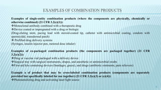 Combinational products & medical devices | PPTX