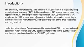 Regulatory affairs cmc , post approval regulatory affairs | PPTX