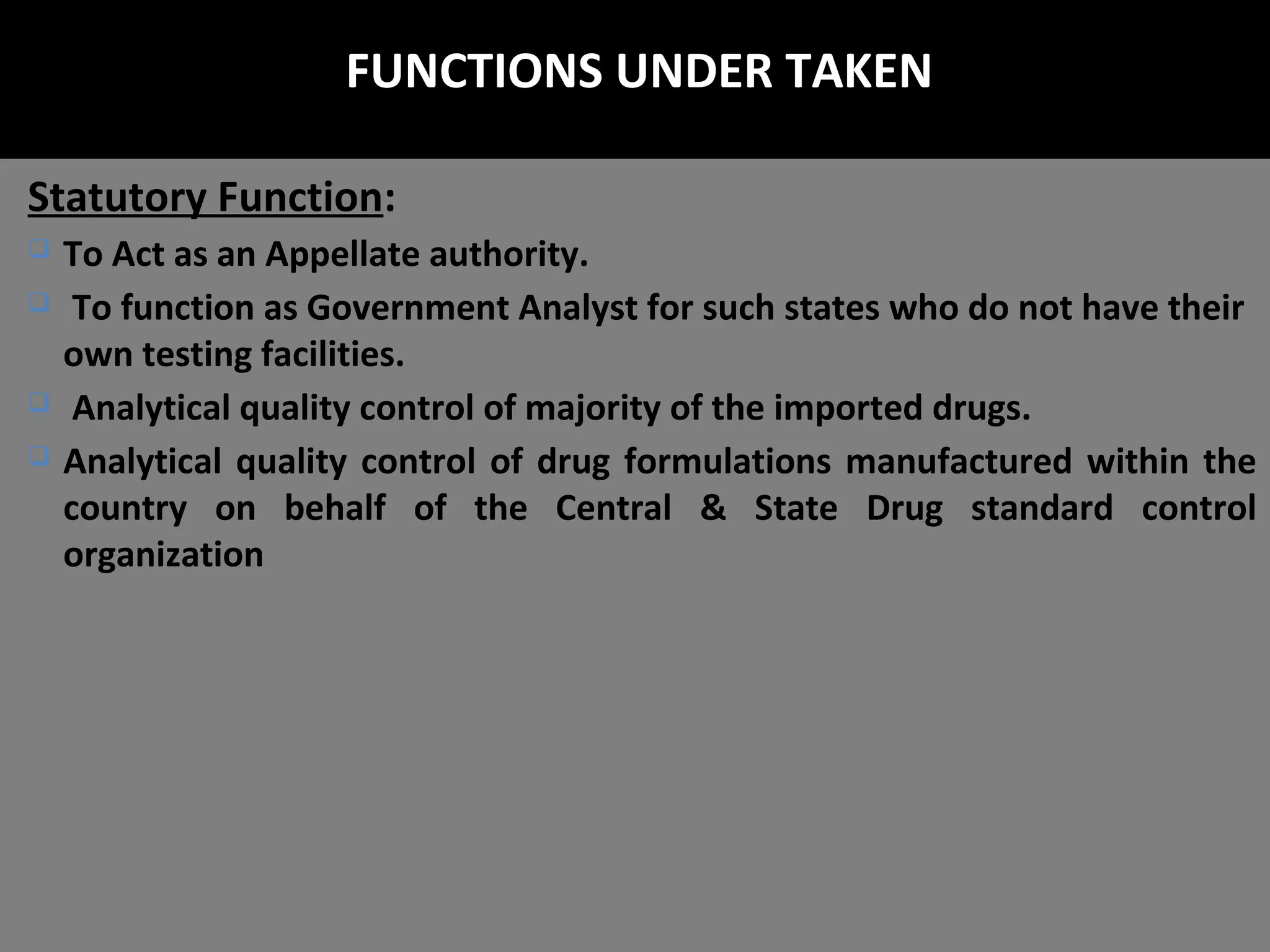 International Regulatory agencies | PPT