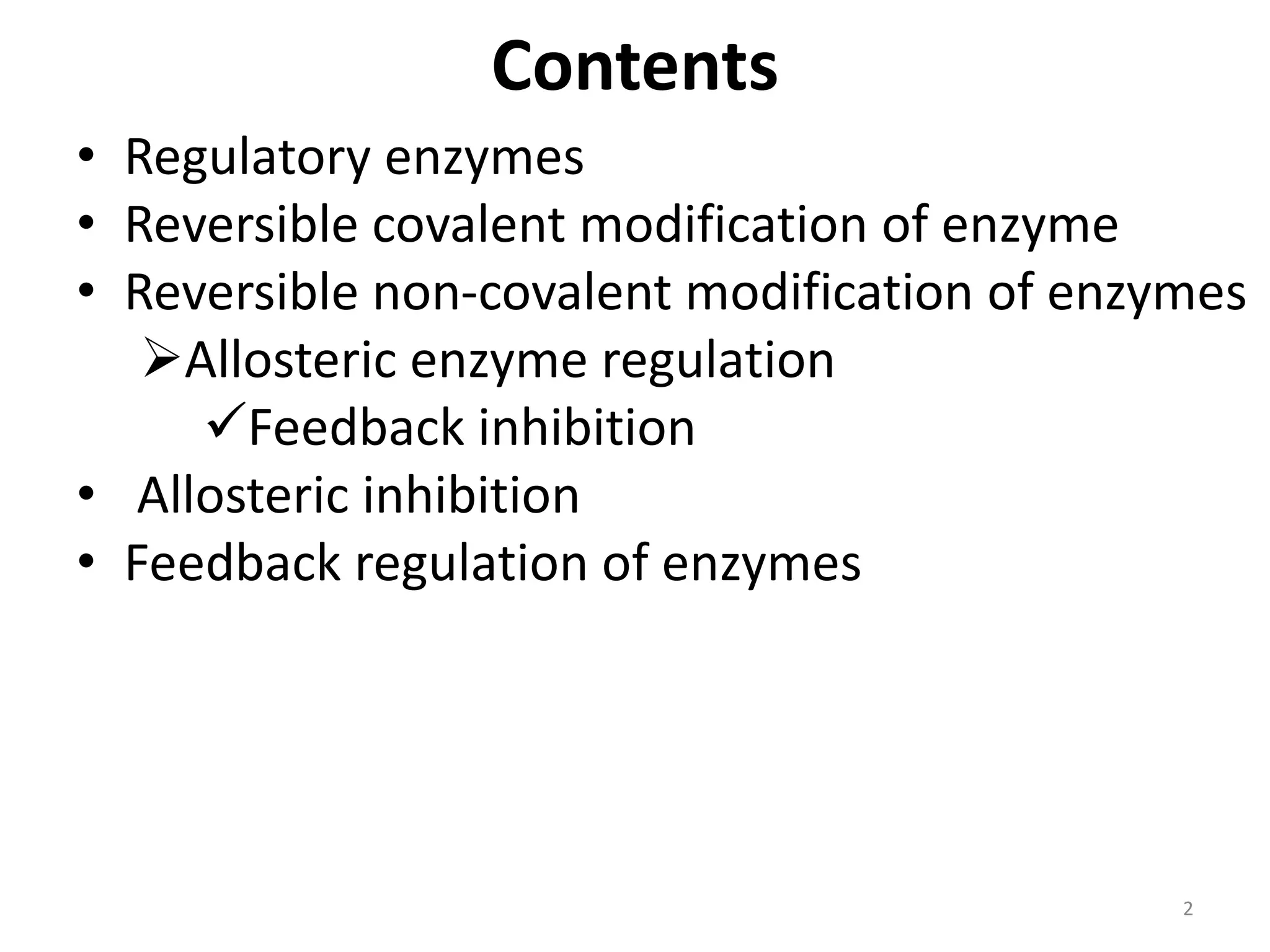 Regulatory and allosteric enzymes and allostrerism | PPTX