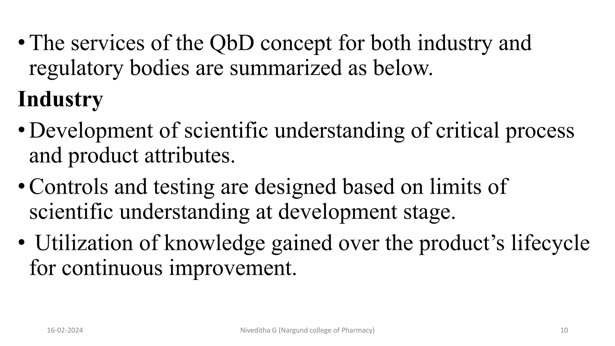 REGULATORY AND INDUSTRY VIEWS ON QbD (1).pptx