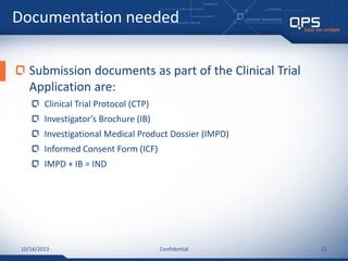 Regulatory and Timeline Advantages for Early Clinical Research in The ...