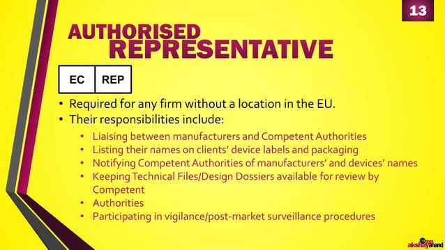 Regulatory Approval Process for Medical Devices in EU - Presentation by ...