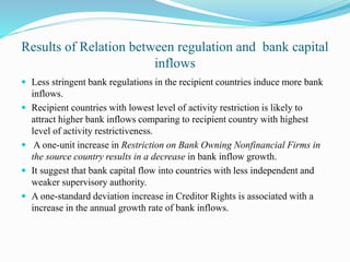 Regulatory Arbitrage & International Bank Flows | PPT