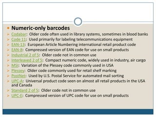 Regulatory aspect of barcode technology | PPTX