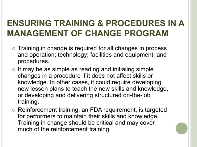 Regulatory aspect of pharmaceutical change control system | PPT