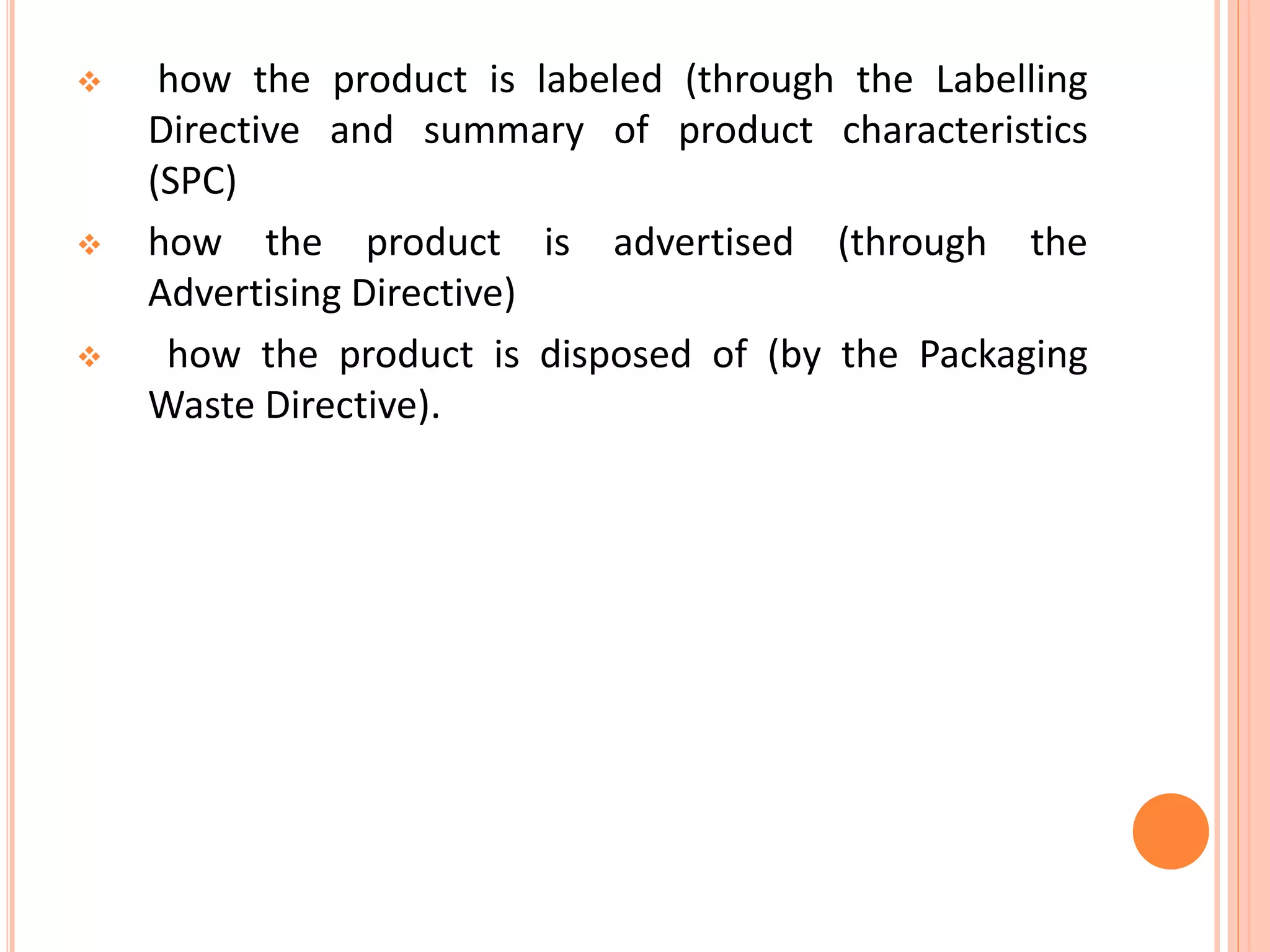 Regulatory aspects of packaging | PPTX