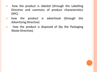 Regulatory aspects of packaging | PPTX