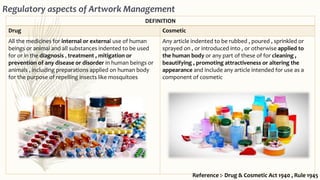 Labelling Regulatory aspects of artwork management | PDF