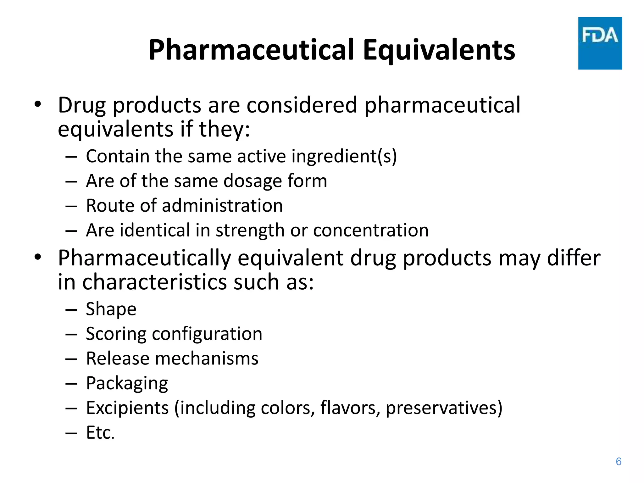 Regulatory aspects of bioequivalence iss xr4-revised | PPTX