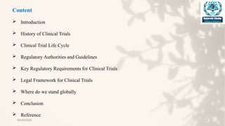 Regulatory aspects of Clinical Trials PPT.pptx