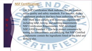 REGULATORY ASPECTS OF FOOD & NUTRACEUTICALS A GLOBAL | PPTX