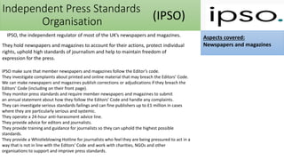 Regulatory bodies | PPT