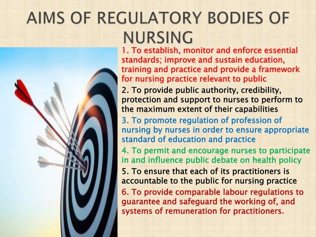 regulatory bodies. INC , SNRC, TNAI , ICN, CNA AND OTHERS.Dpptx | PPTX