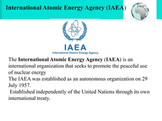 radiation regulatory bodies. ( international + indian ) | PPTX