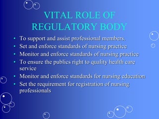 Regulatory body | PPT | Free Download