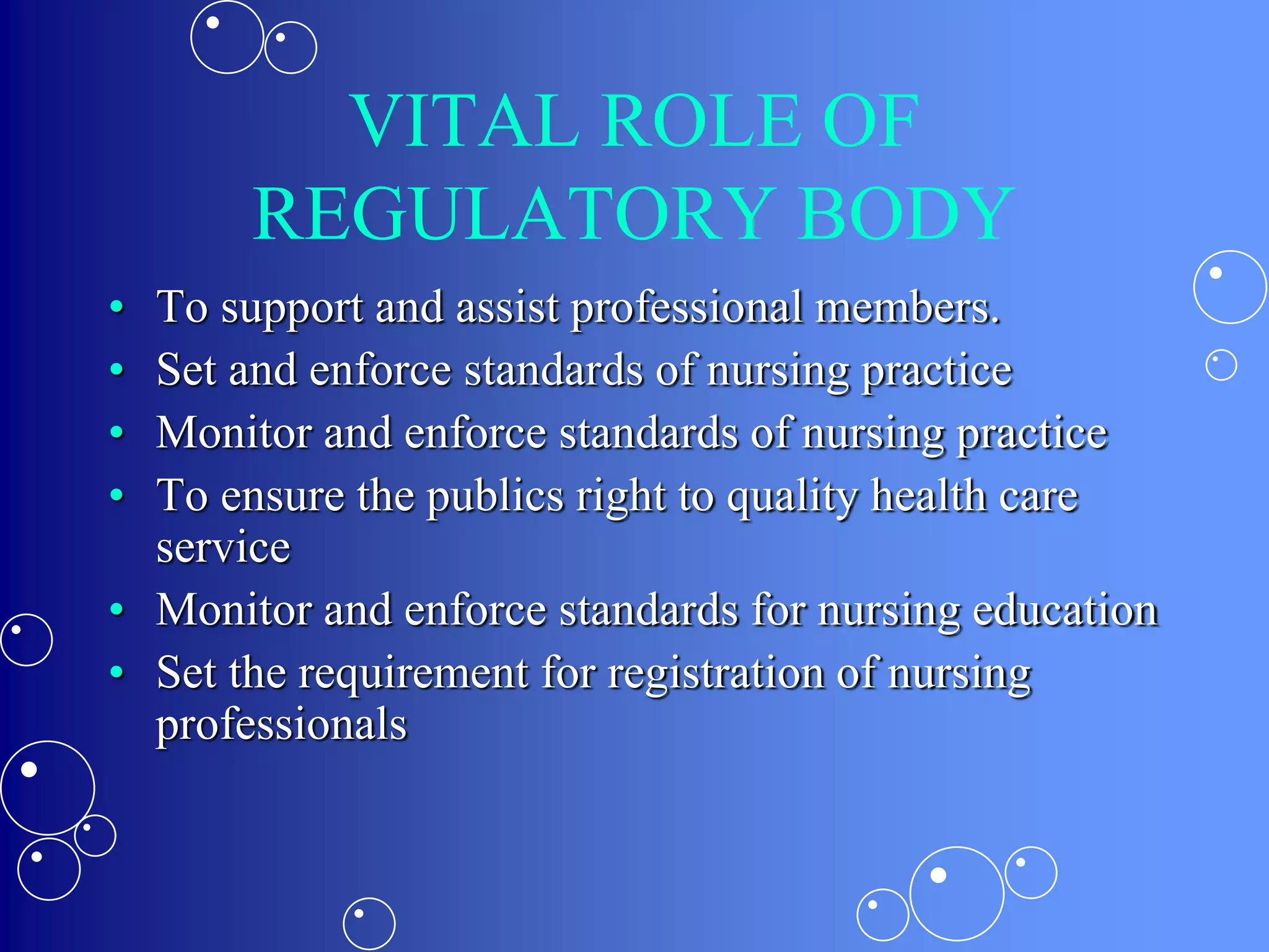 Regulatory body | PPTX