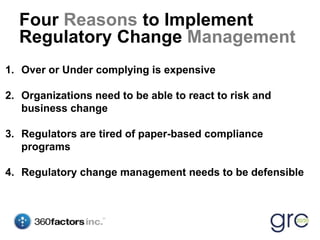 Regulatory Change Management | PPTX