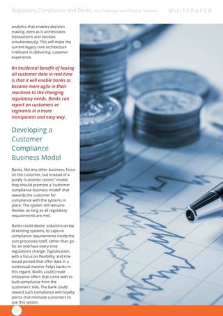 Regulatory compliance and banks | PDF