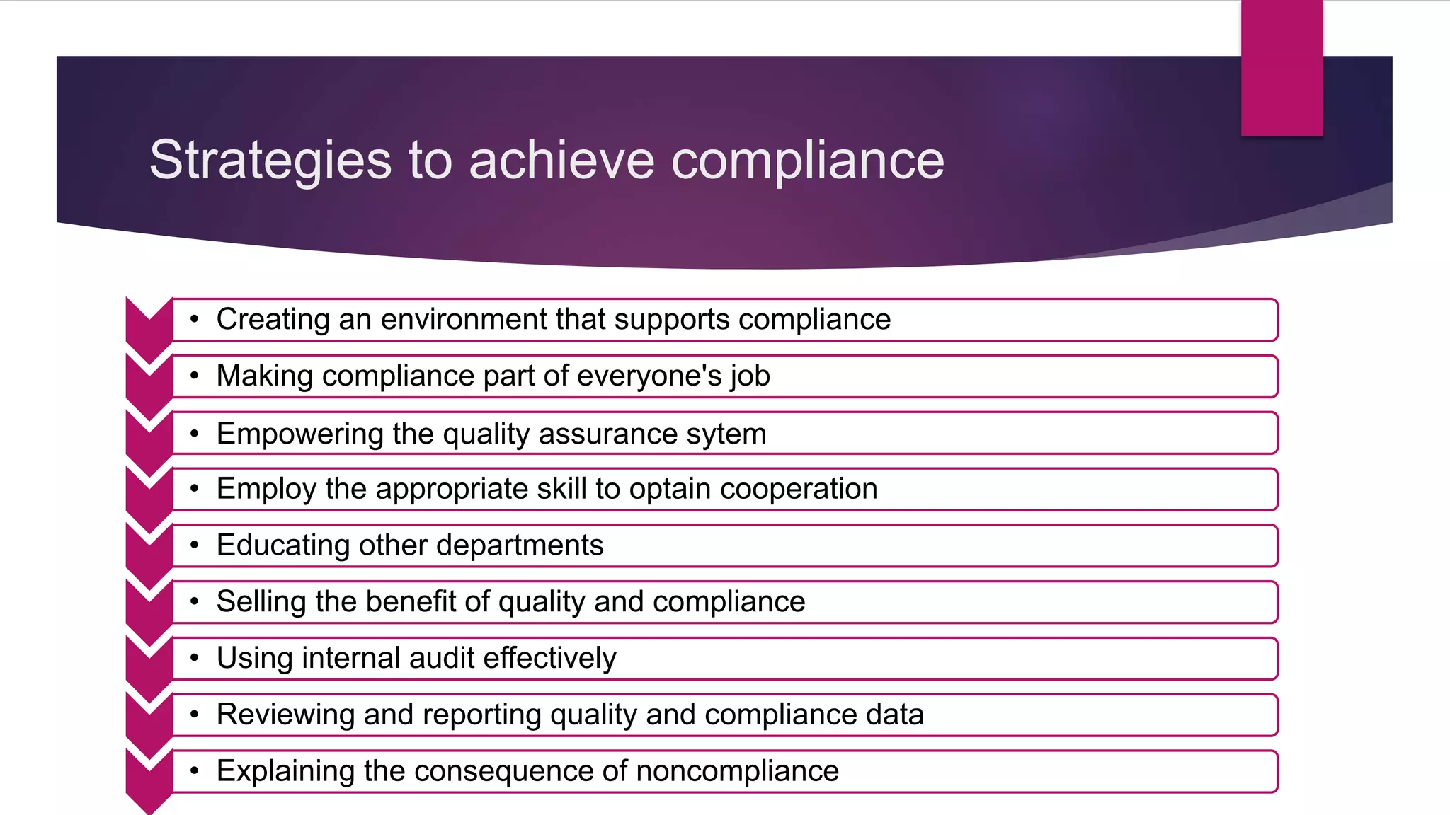 Regulatory compliance and Benchmarking.pptx