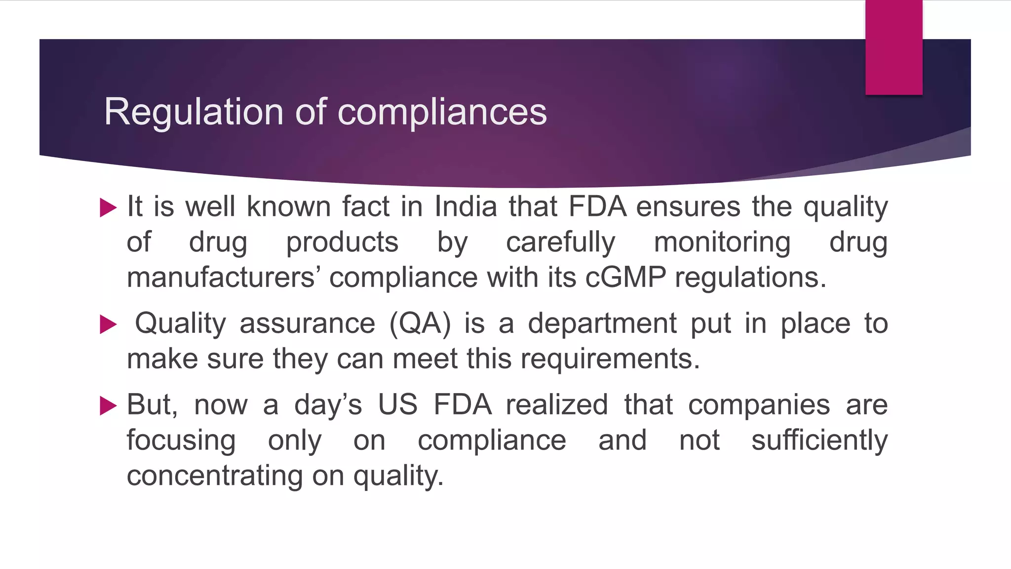 Regulatory compliance and Benchmarking.pptx