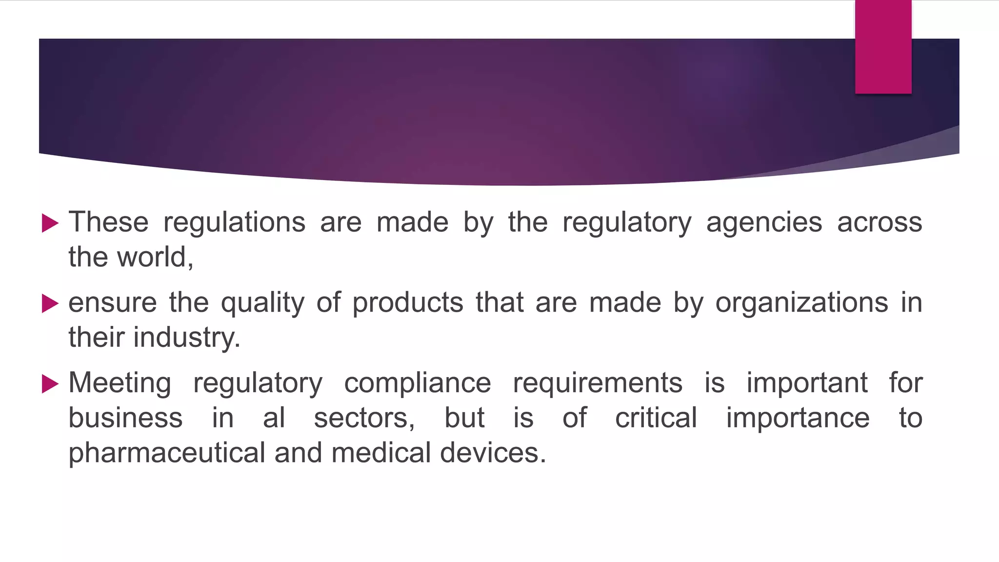 Regulatory compliance and Benchmarking.pptx
