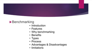 Regulatory compliance and Benchmarking.pptx