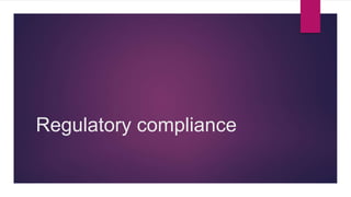 Regulatory compliance and Benchmarking.pptx