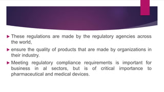 Regulatory compliance and Benchmarking.pptx