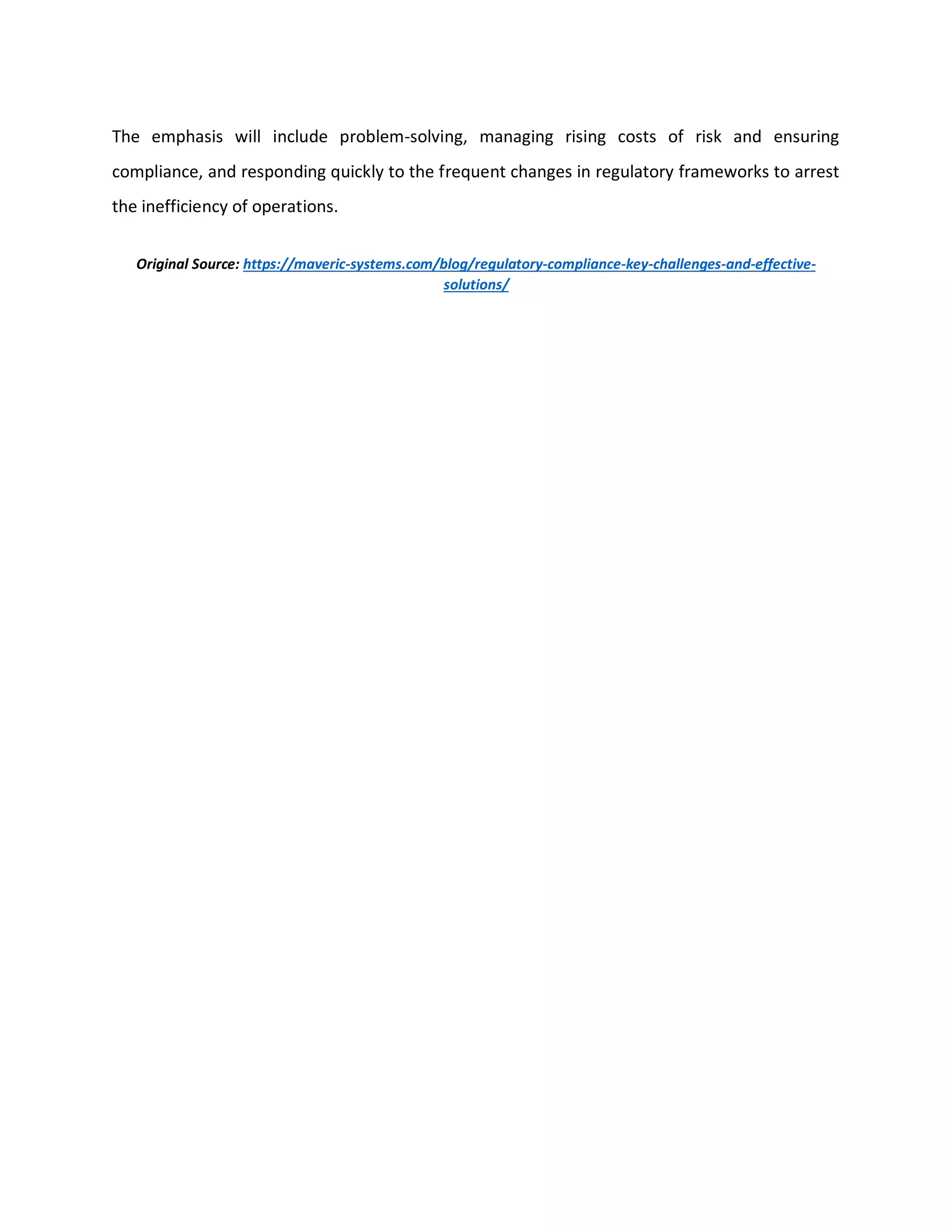 Regulatory Compliance Key Challenges and Effective Solutions.pdf