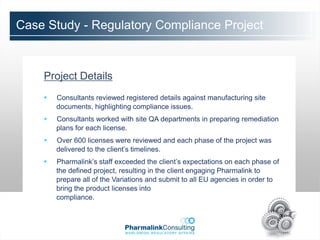 Regulatory Compliance Project Case Study | PDF