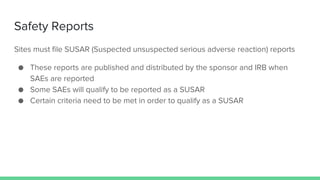 Regulatory documents in clinical research | PPTX