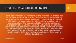 Regulatory enzymes:THE ENZYMES WHICH CATALYSE AGAIN AND AGAIN | PPTX