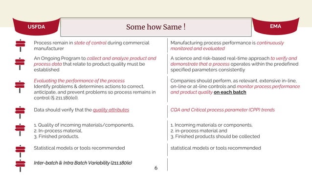 Regulatory expectation & design approach on continuous process verification | PPTX