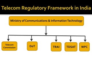 Regulatory framework of telecommunication | PPTX