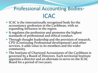 Regulatory framework for accounting standards | PPTX