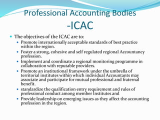 Regulatory framework for accounting standards | PPTX