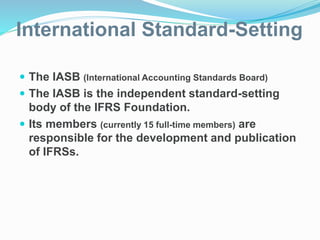Regulatory framework for accounting standards | PPTX