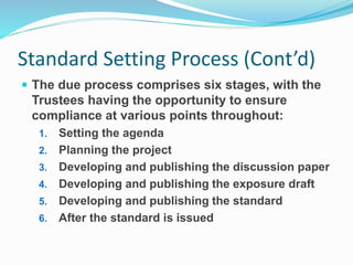 Regulatory framework for accounting standards | PPTX